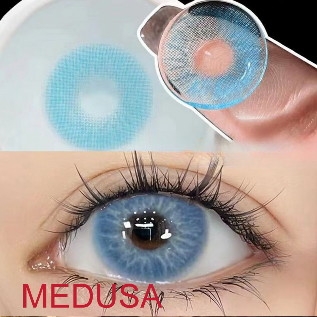 green contact lenses