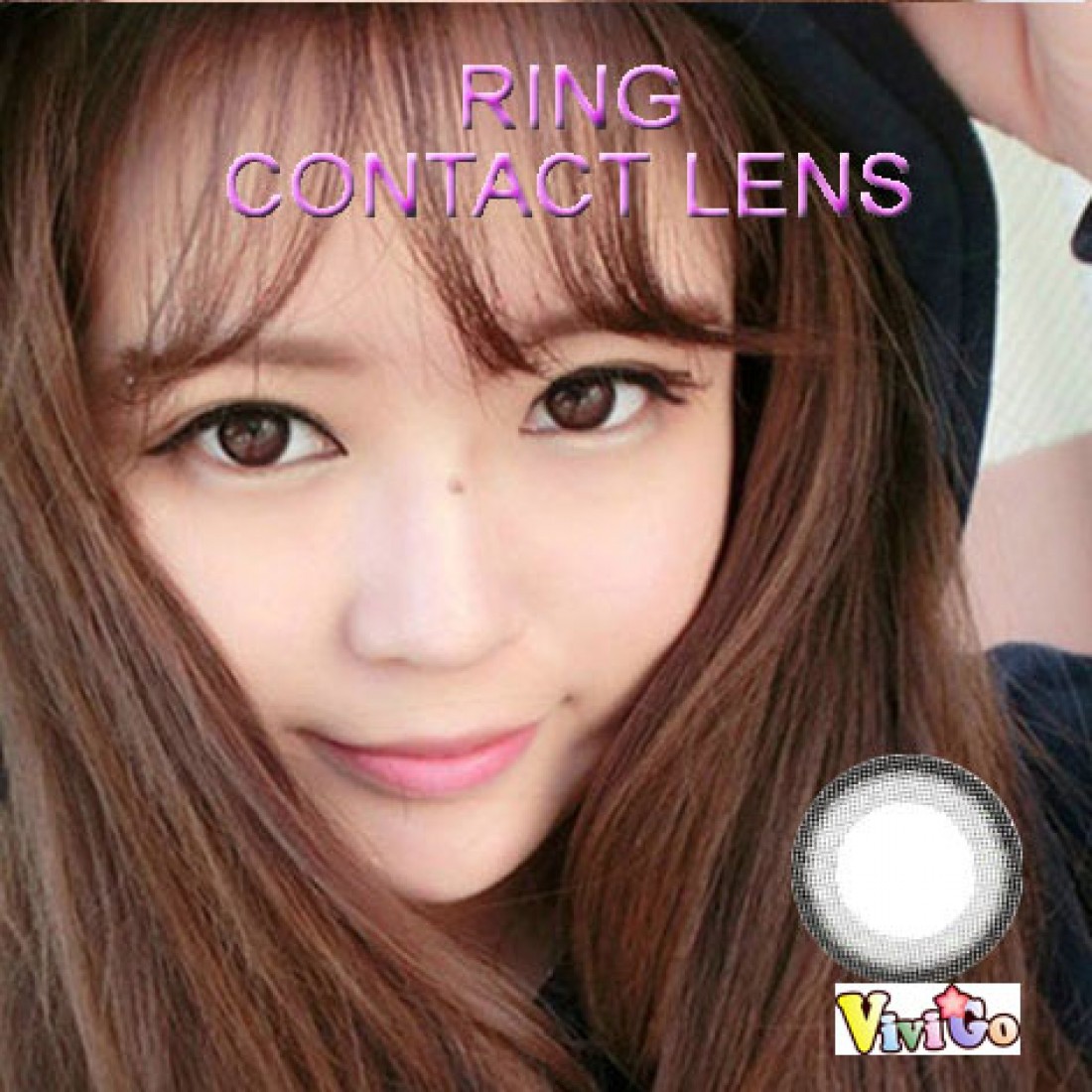 color contact lens ring