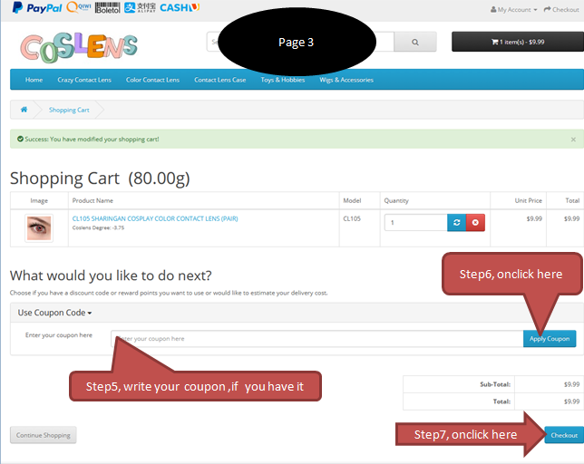 How to make your order!