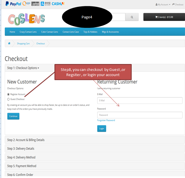 How to make your order!